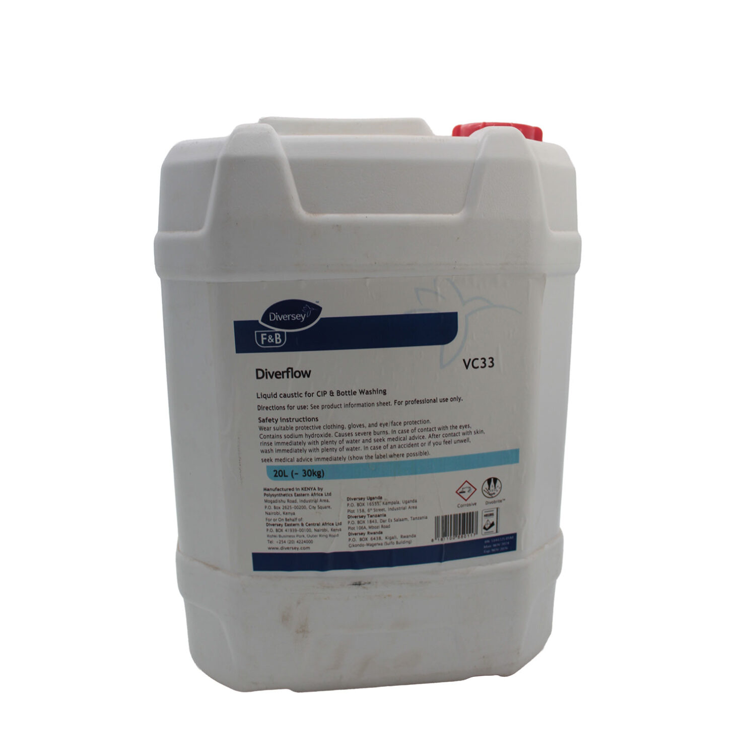 Diversey DIVERFLOW VC33 (20LT) | Suvacor Ltd.